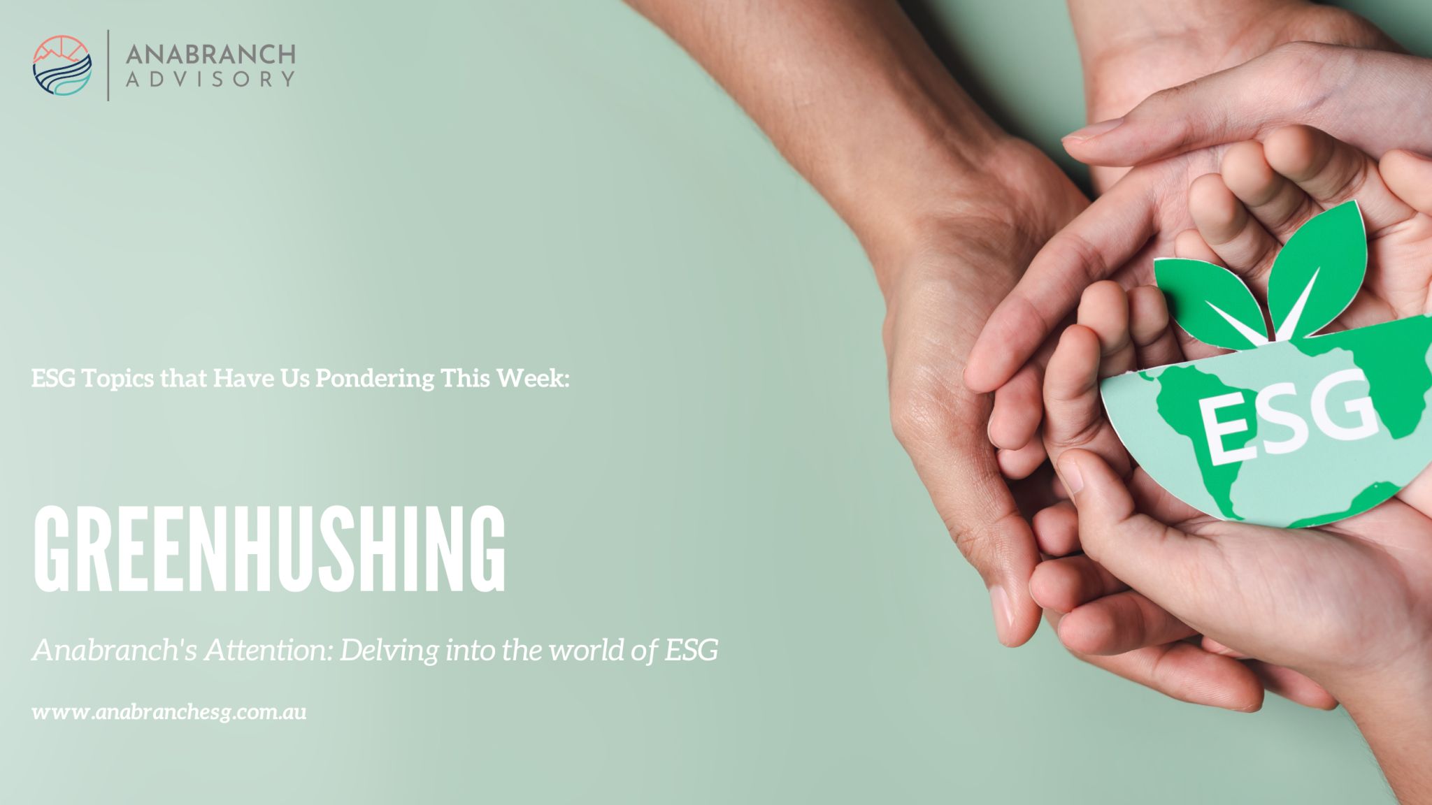 Greenhushing - Anabranch ESG Advisory